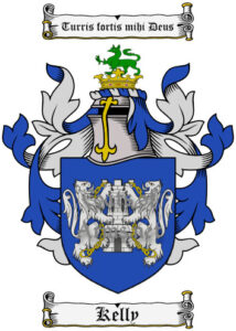 Kelly (Irish) Ancient Coat of Arms (Family Crest) Digital Image Download